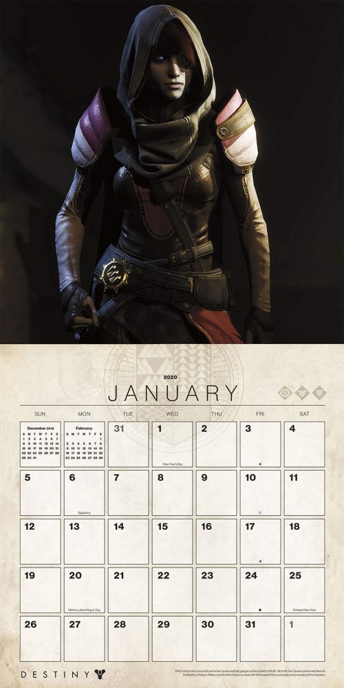 Destiny 2020 Calendar by Trends International | 9781438870045 | Booktopia