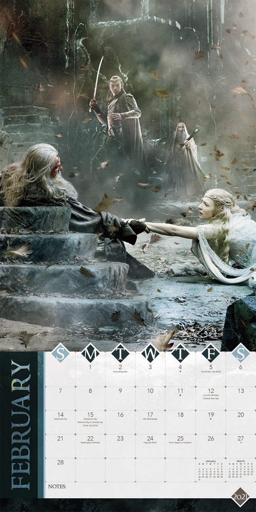 The Hobbit - 2021 Wall Calendar by Trends | 9781438876771 | Booktopia