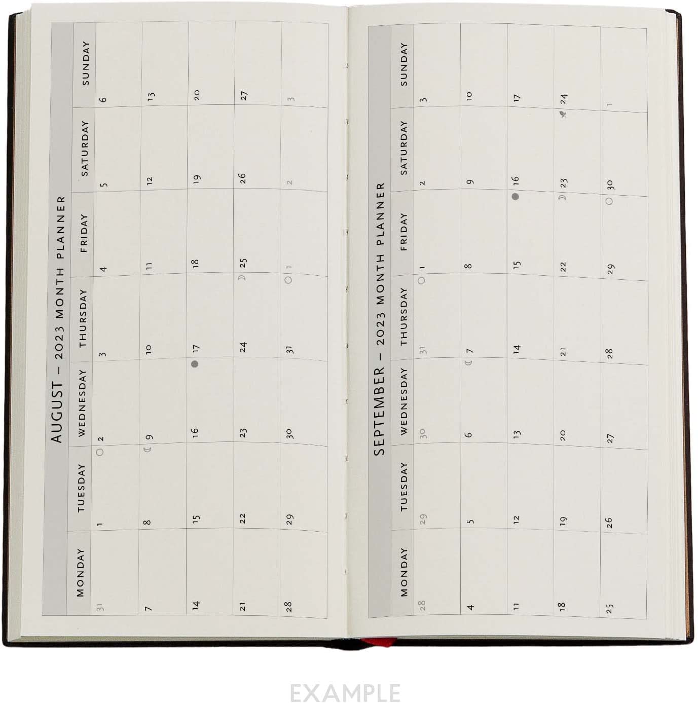 Blue Velvet - Slim, Week-to-View, Horizontal - 2023 Diary, Hardcover ...