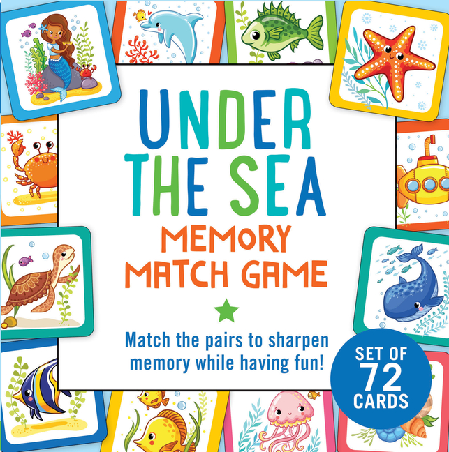 Under the Sea Memory Match Game (Set of 72 Cards) by Peter Pauper Press ...