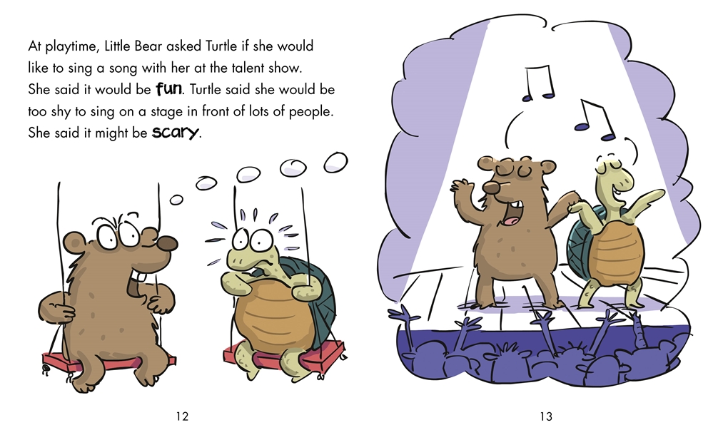 Turtle Comes Out of Her Shell, Book about Feeling Shy by Sue Graves ...