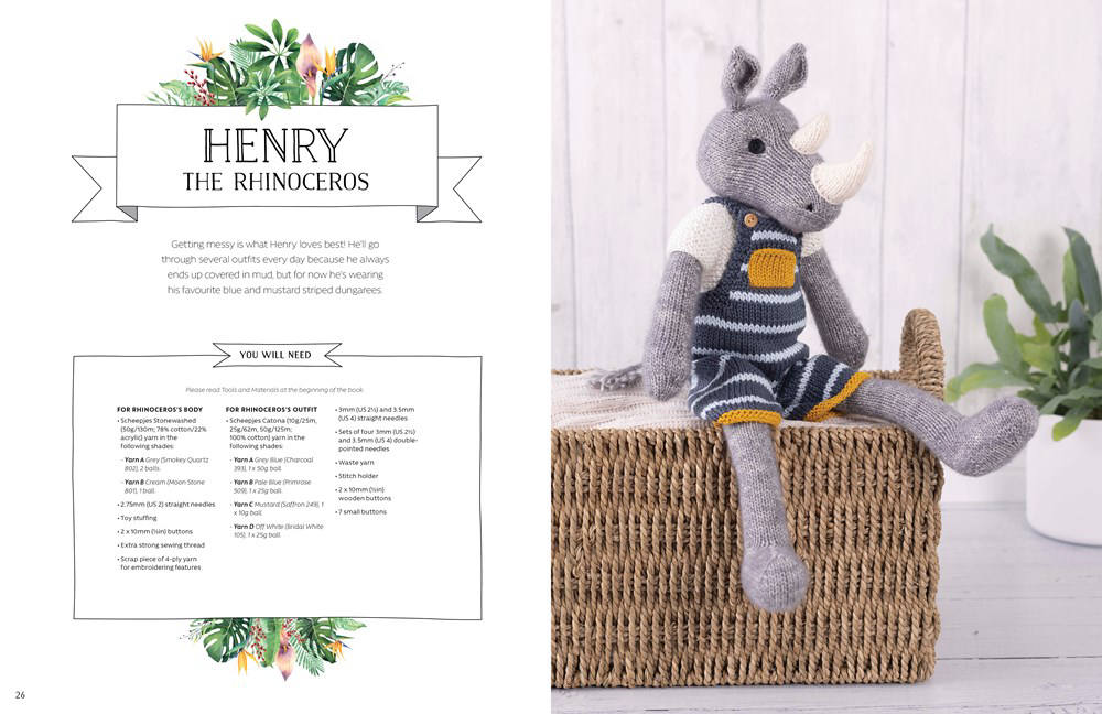 Knitted Wild Animal Friends by LOUISE CROWTHER | Over 40 Knitting ...