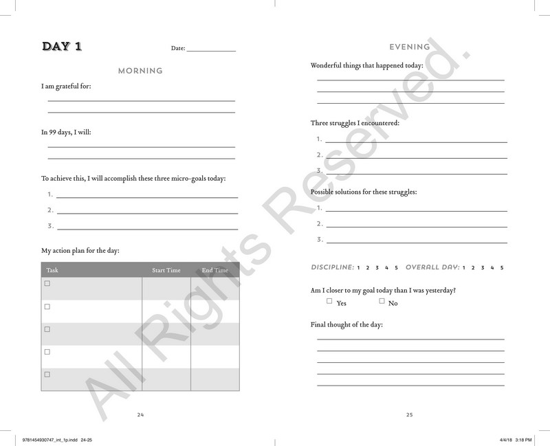 The 100-Day Goal Journal, Accomplish What Matters to You by John Lee ...