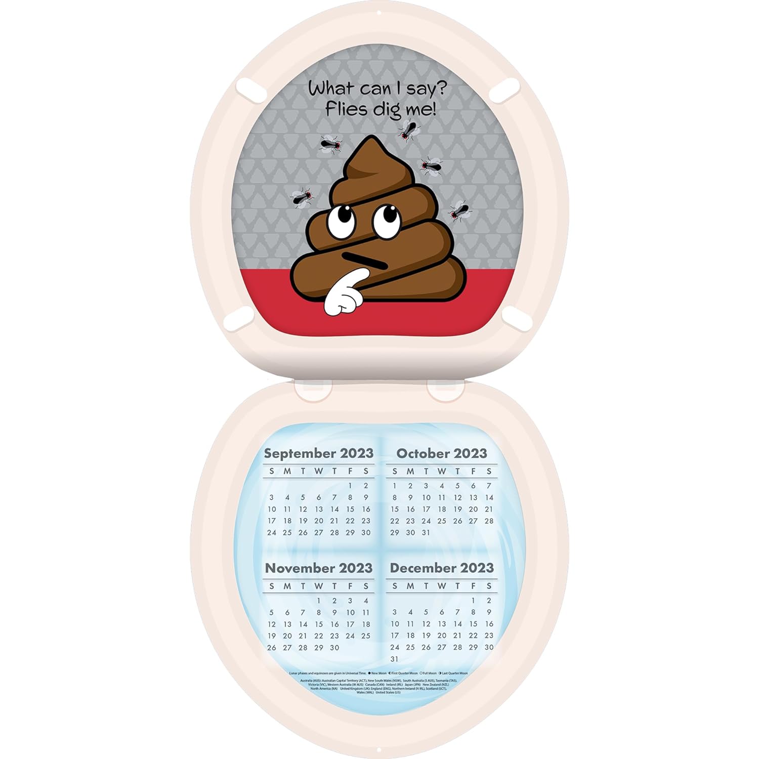 Poo Happens - 2024 Die-Cut Wall Calendar by Turner Licensing ...