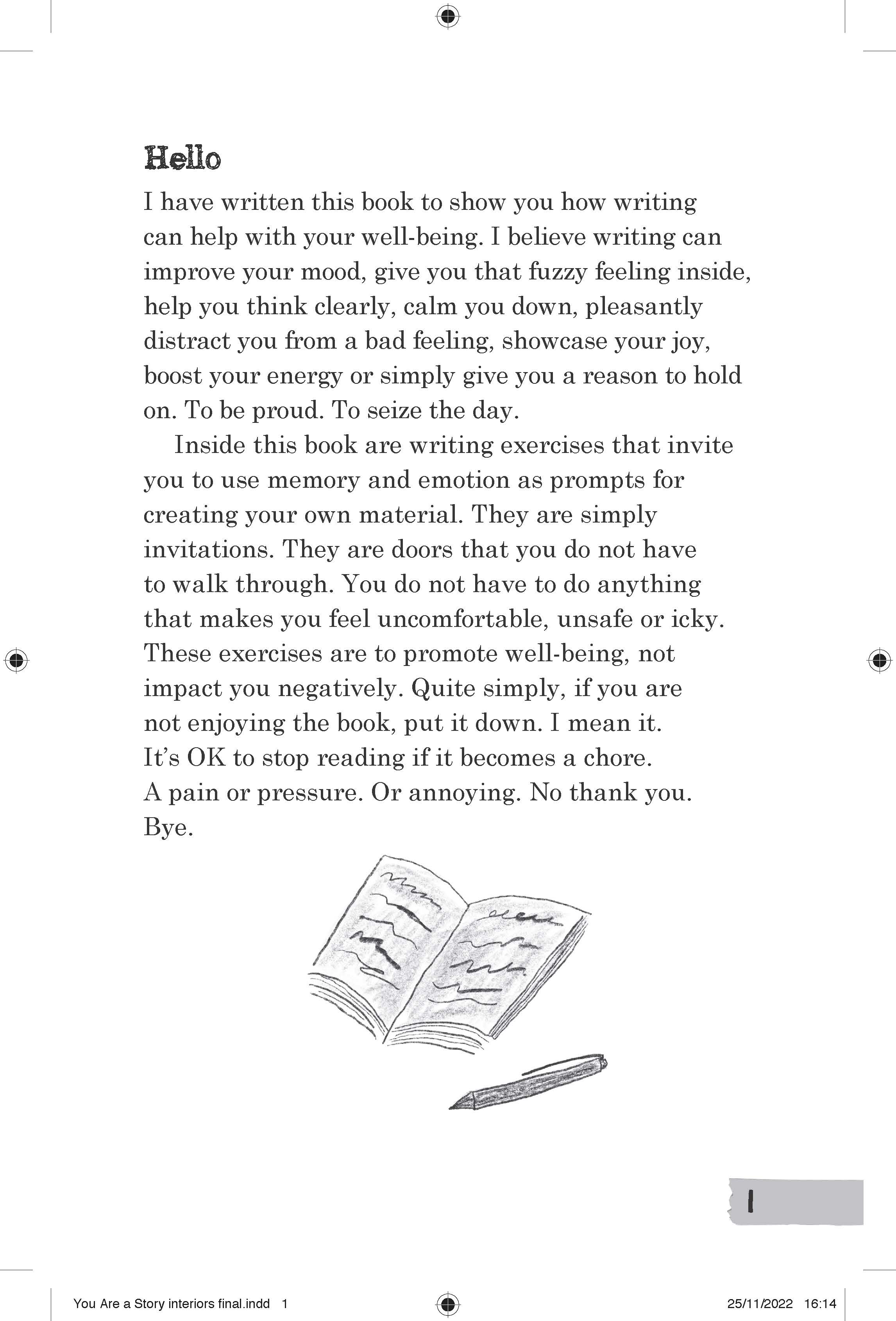 You Are a Story, A creative writing guide to find your voice and speak ...