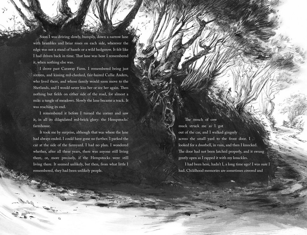 The Ocean at the End of the Lane, Illustrated Gift Edition by Neil ...