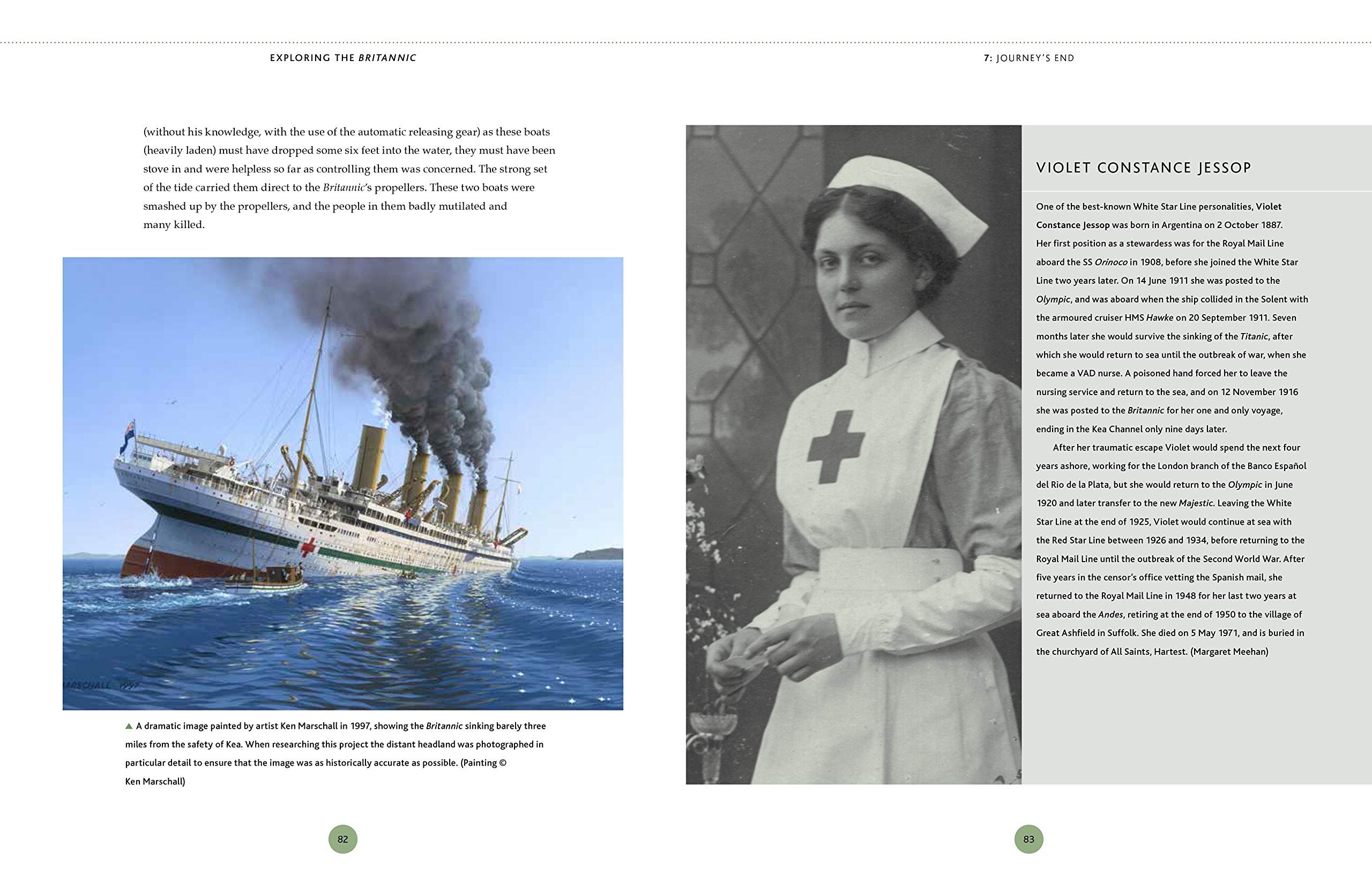 Exploring the Britannic, Life, Last Voyage and Wreck of Titanic's ...