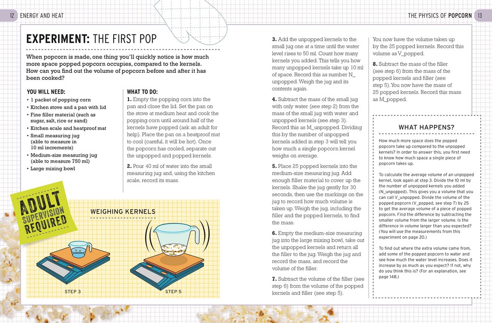 The Physics of Popcorn, Discover and Learn with 22 Experiments by Aidan ...