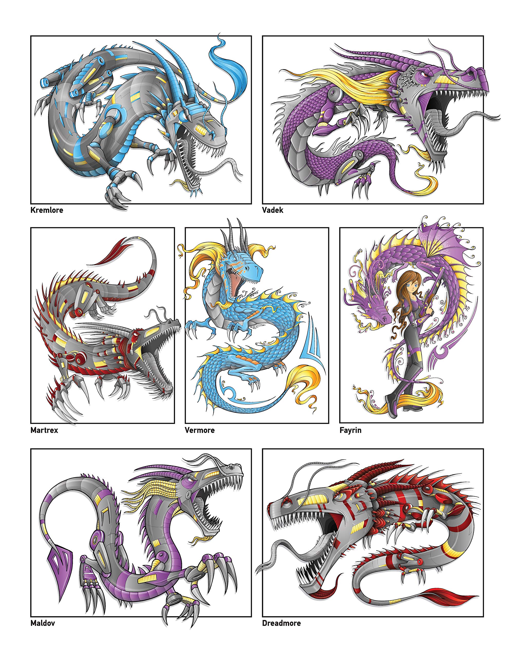 Manga to the Max Dragons : Drawing and Coloring Book, Drawing and ...