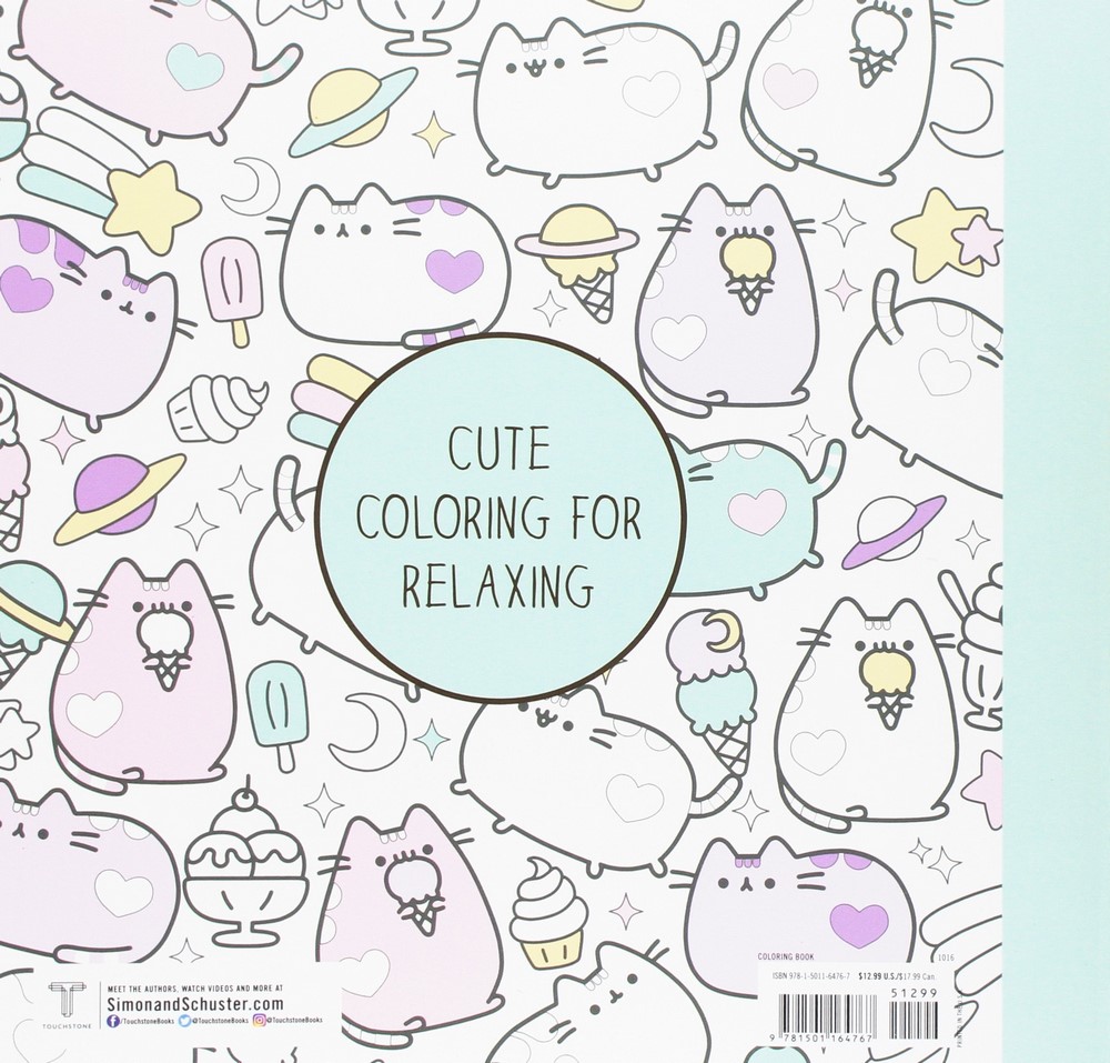 Pusheen Coloring Book, A Pusheen Book by Claire Belton | 9781501164767 ...