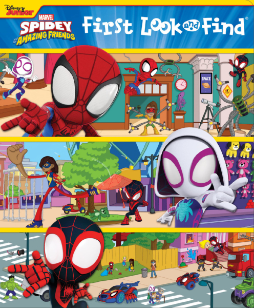 Disney Junior Mavel Spidy & His Amazing Friends First Look & Find Book ...