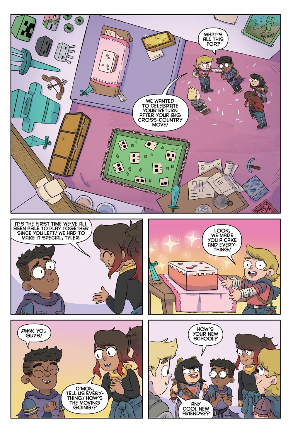 Minecraft Boxed Set (Graphic Novels), Minecraft by Sfé R. Monster ...