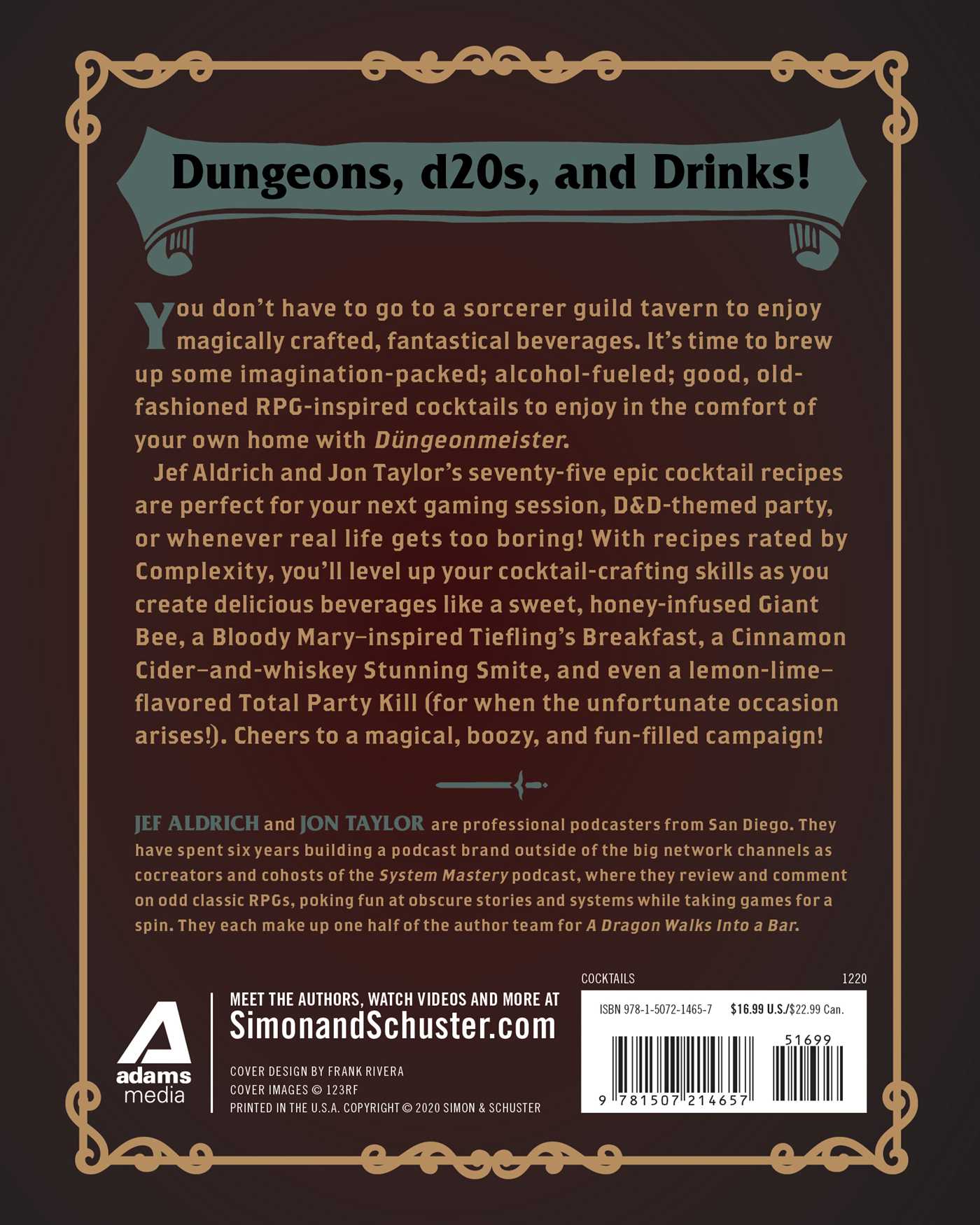 Dungeonmeister, 75 Epic RPG Cocktail Recipes to Shake Up Your Campaign ...