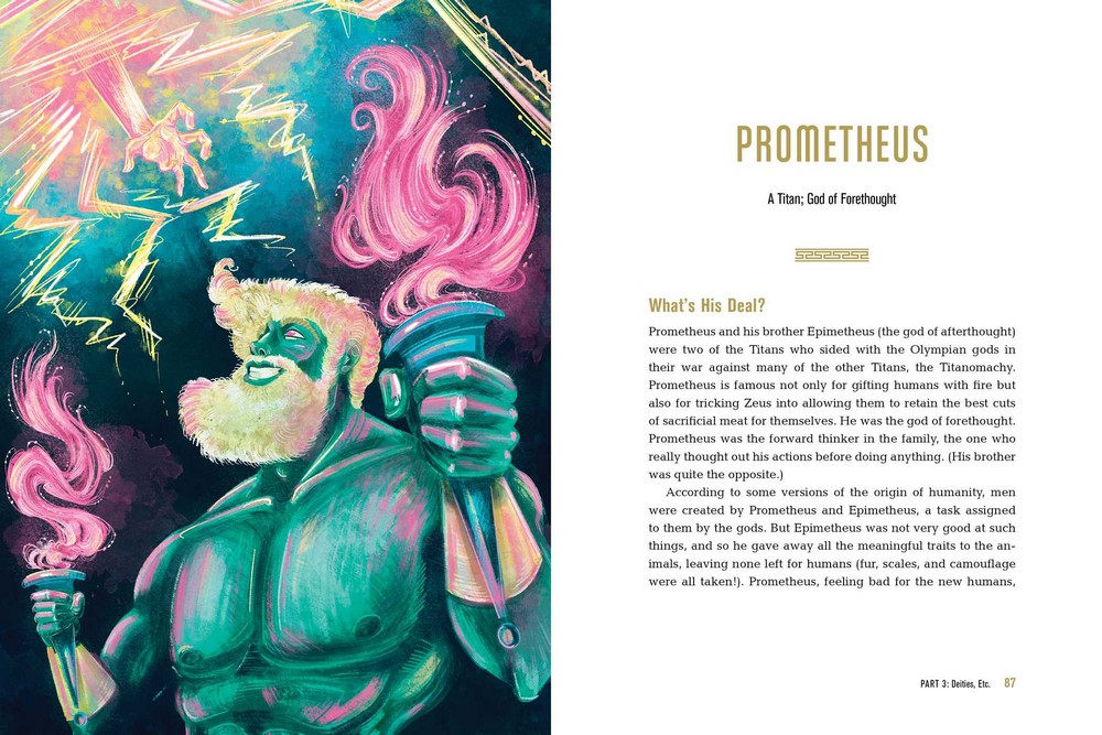 Greek Mythology: The Gods, Goddesses, and Heroes Handbook, From ...