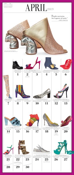 365 Days of Shoes Picture-A-Day Wall Calendar 2019, 2019 Wall Calendar ...