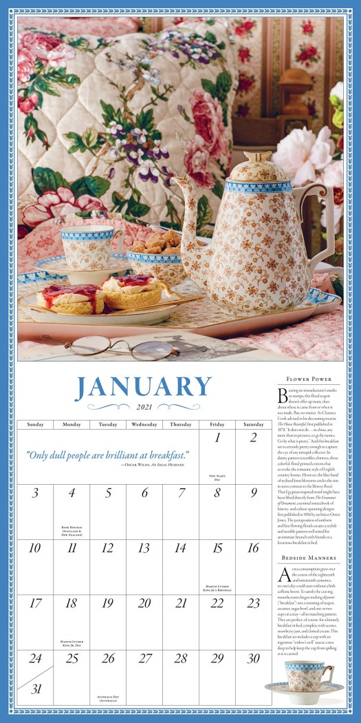The Collectible Teapot And Tea Calendar 2021 at Laci Briggs blog