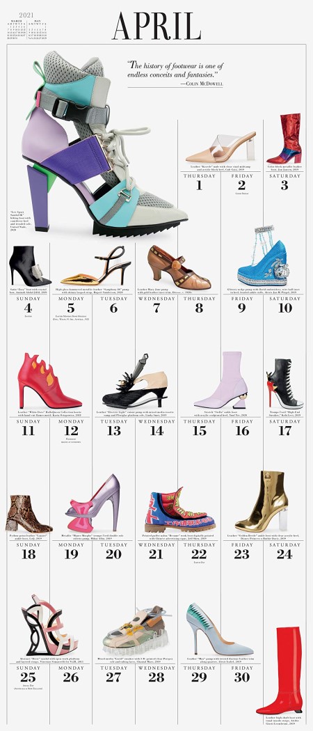 365 Days of Shoes Picture-A-Day - 2021 Deluxe Wall Calendar by Workman ...