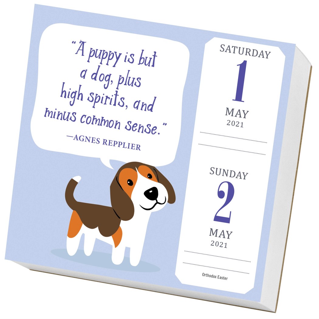 A Year of Dog Trivia - 2021 Daily Desk Calendar, Page-A-Day Desk ...