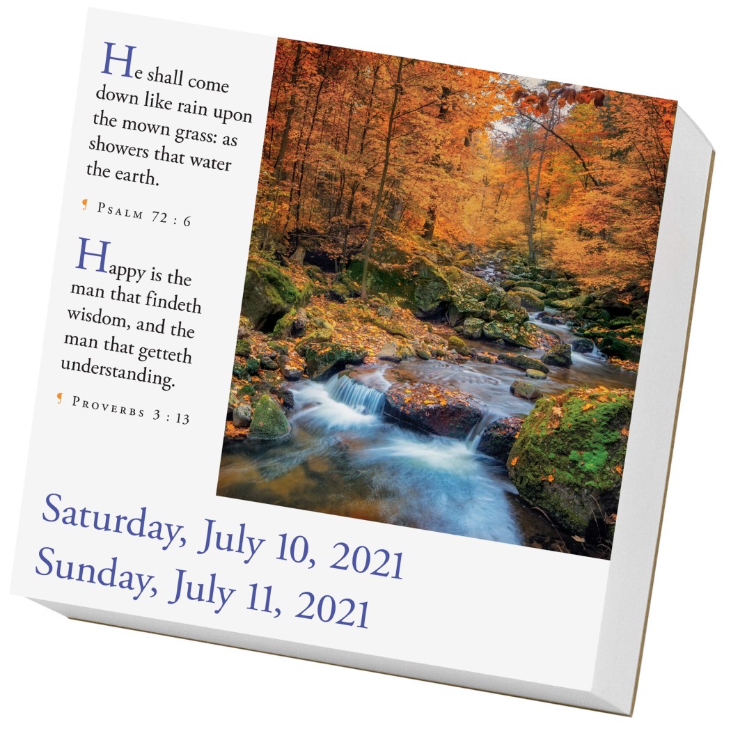 365 Bible Verses-A-Year - 2021 Daily Desk Calendar, Page-A-Day Calendar ...