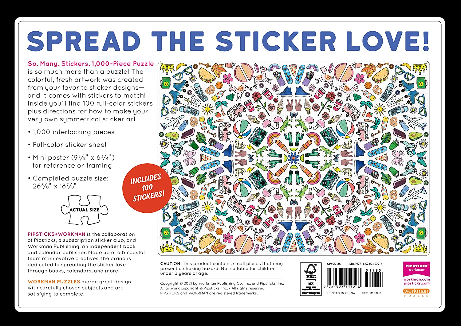 So. Many. Stickers - A Puzzle for Sticker Lovers: Includes 100 Stickers ...