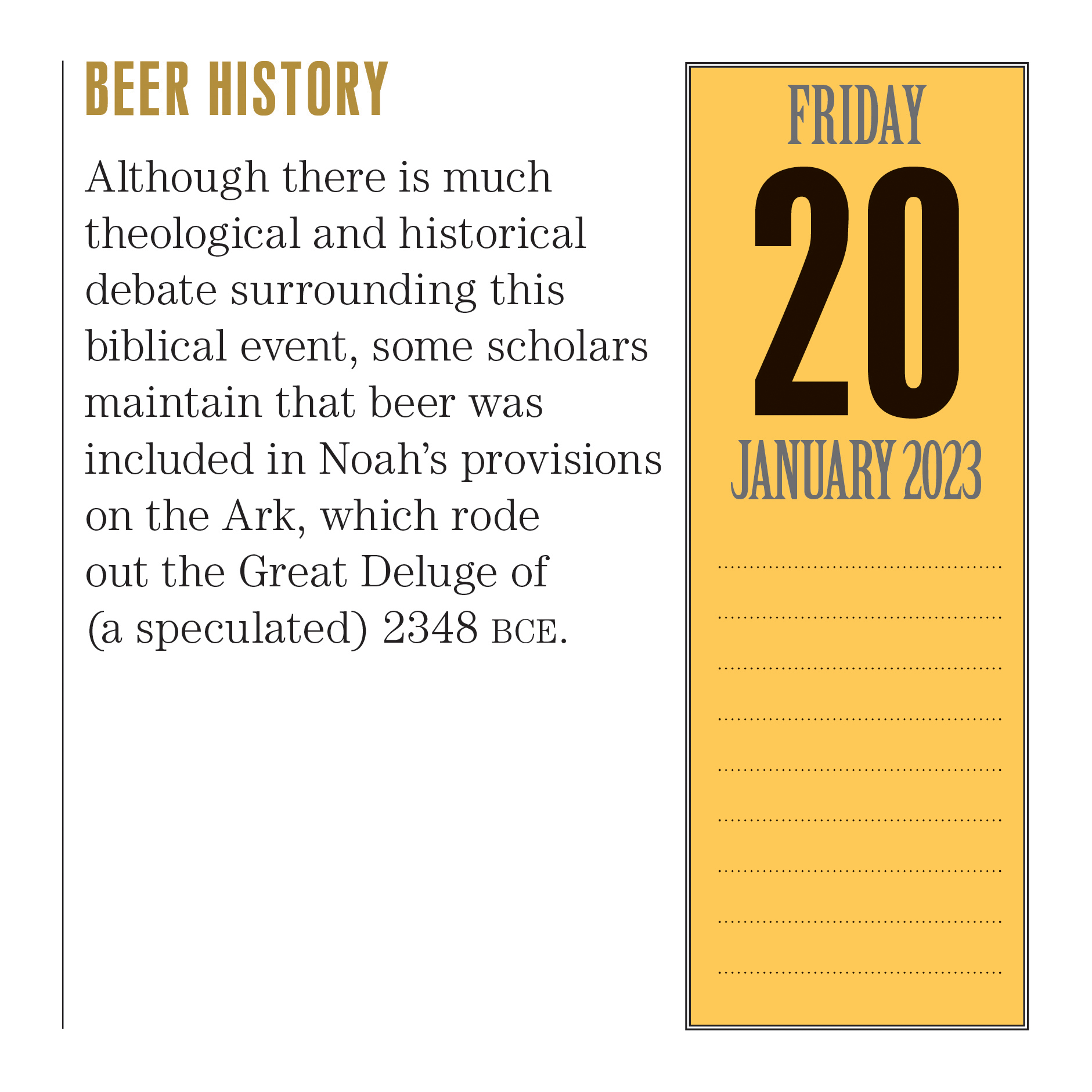 A Year of Good Beer Page-A-Day - 2024 Daily Desk Calendar , Craft Beers ...