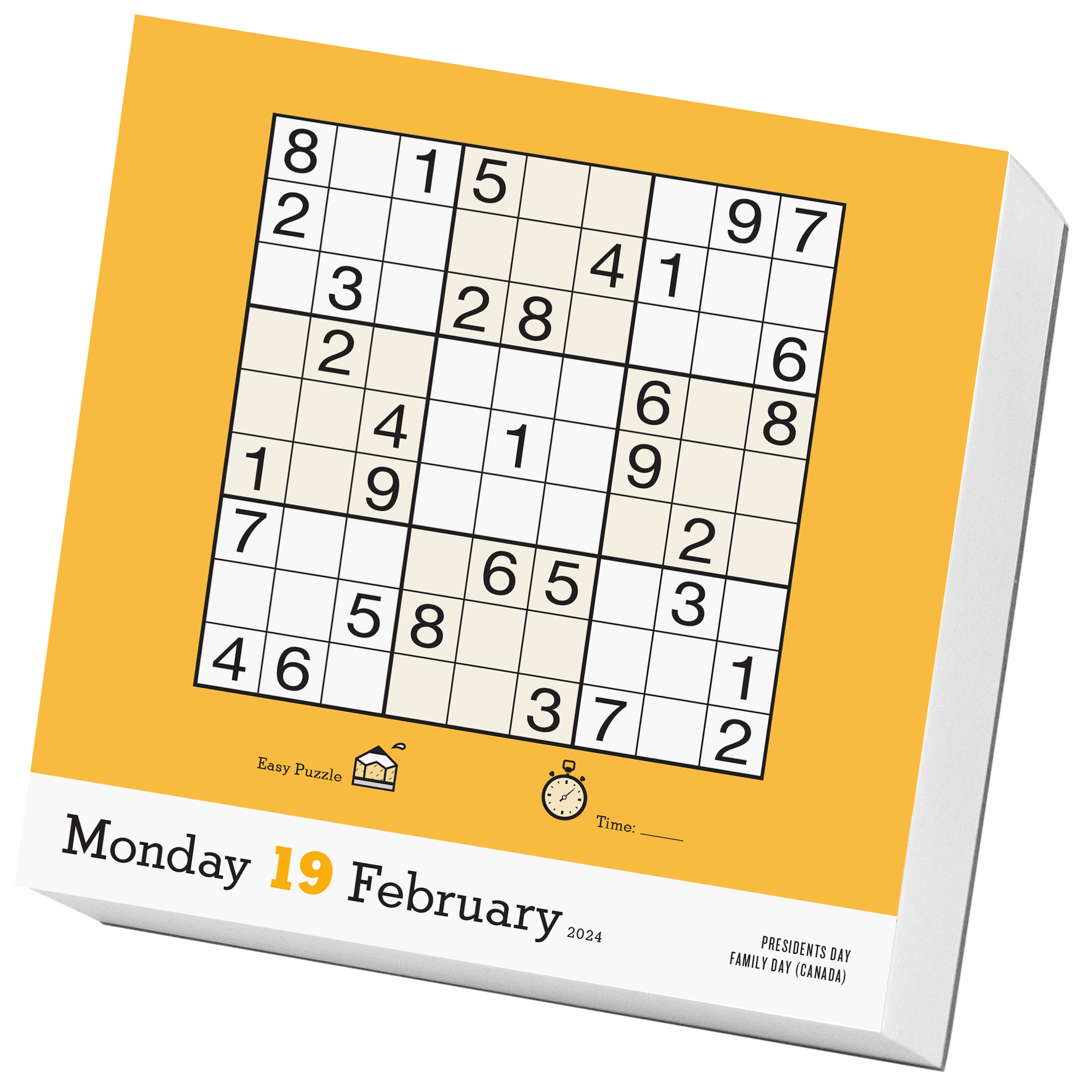 Original Sudoku Page-A-Day Calendar 2024, 366 Puzzles From the Editors ...