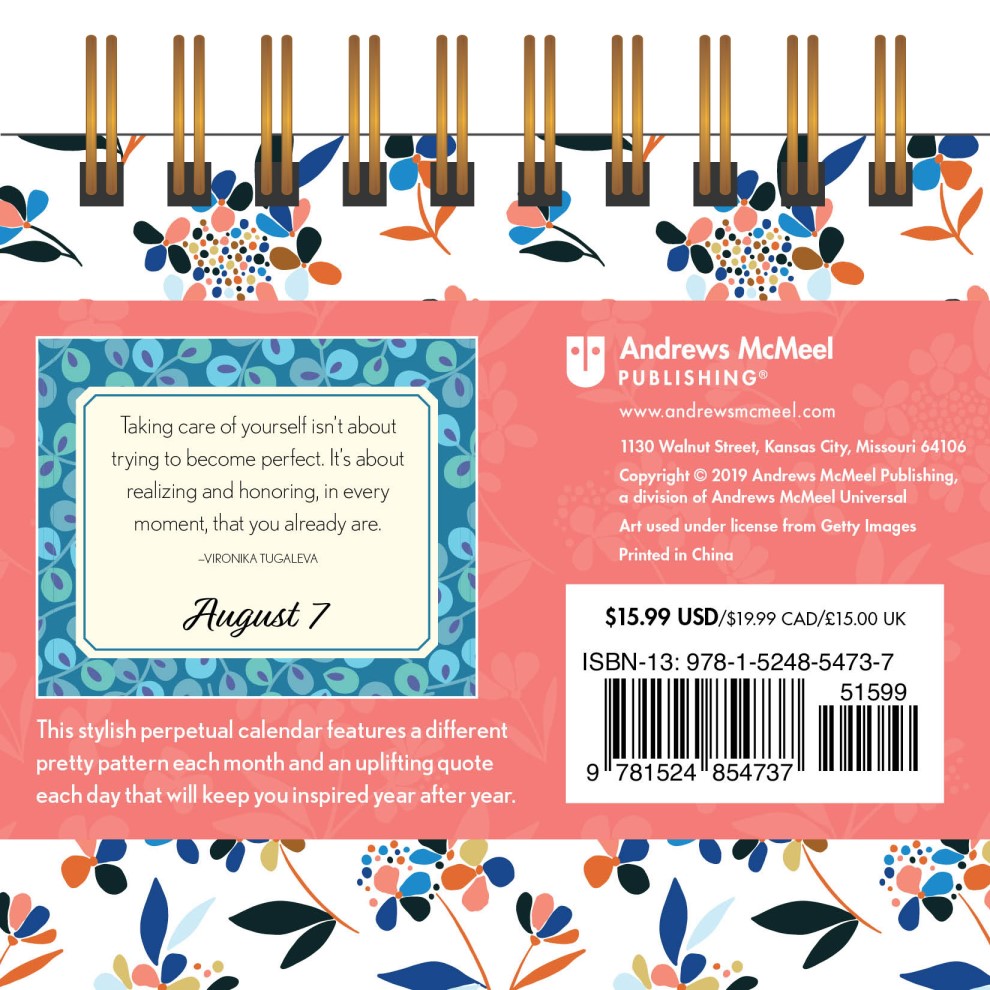 Posh- Perpetual - Easel Desk Calendar by Andrews McMeel Publishing ...