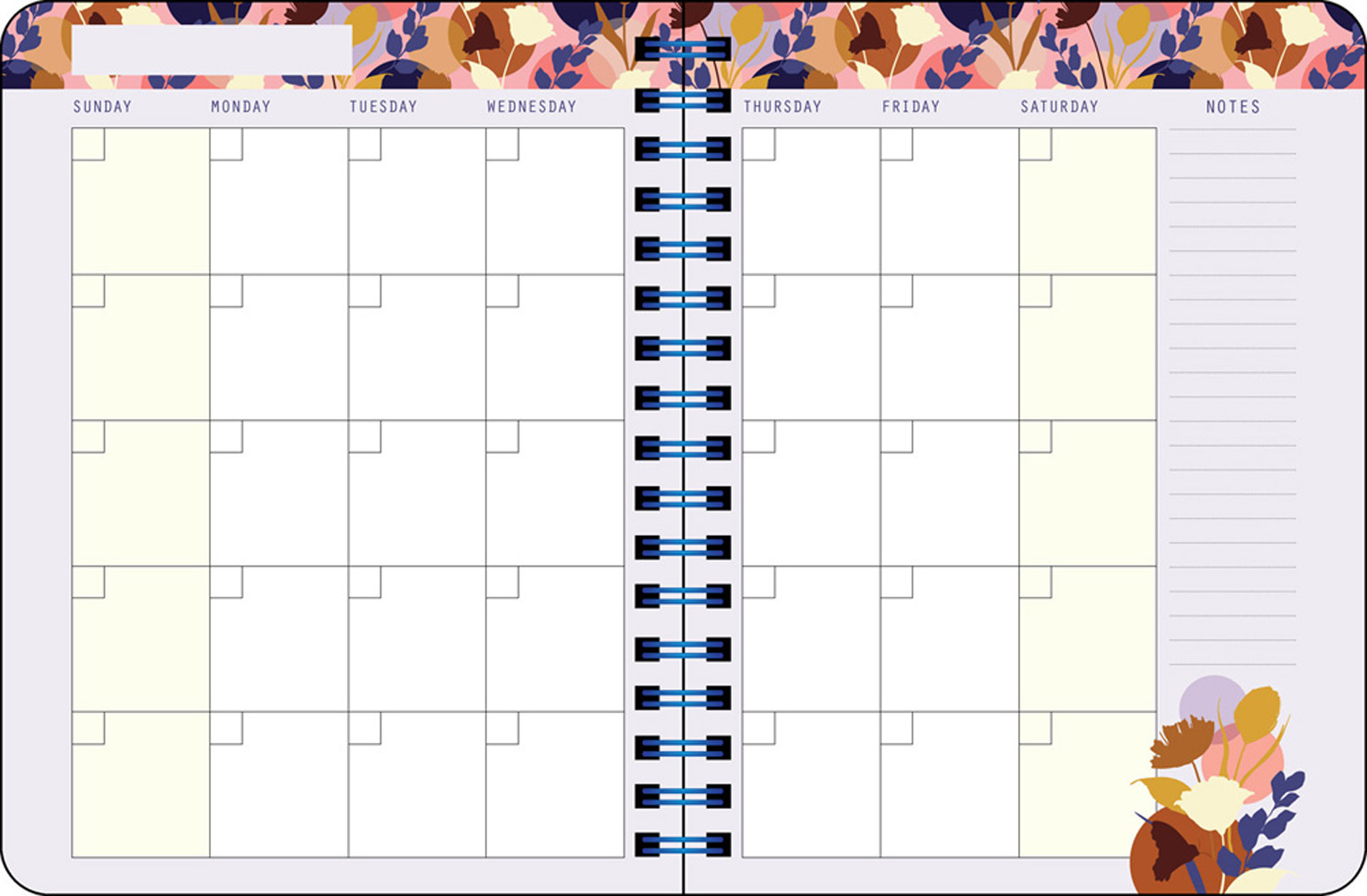 Posh Planner - Undated Monthly/Weekly Calendar (Diary) by Andrews ...