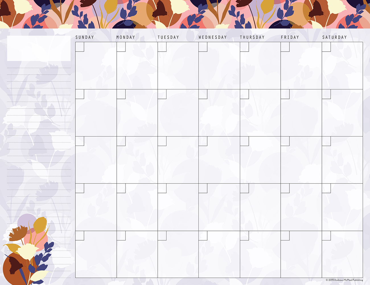 Posh: Desk Pad Undated Monthly Calendar by Andrews McMeel Publishing ...