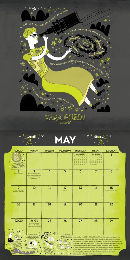 Women in Science 2021 Wall Calendar, Fearless Pioneers Who Changed the ...