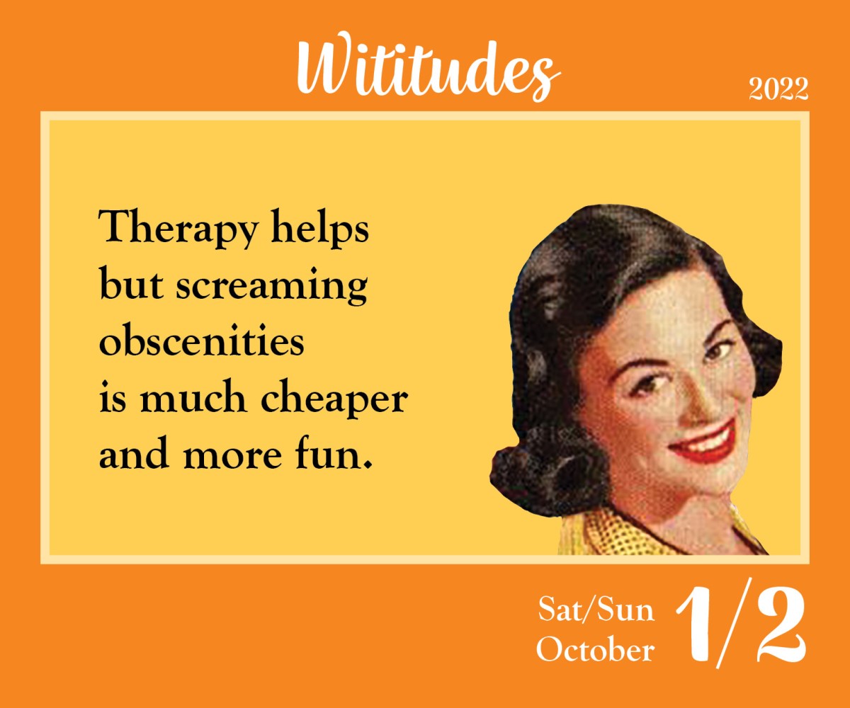 Wititudes - 2022 Daily Desk Calendar, Here's to Another Day of Outward ...