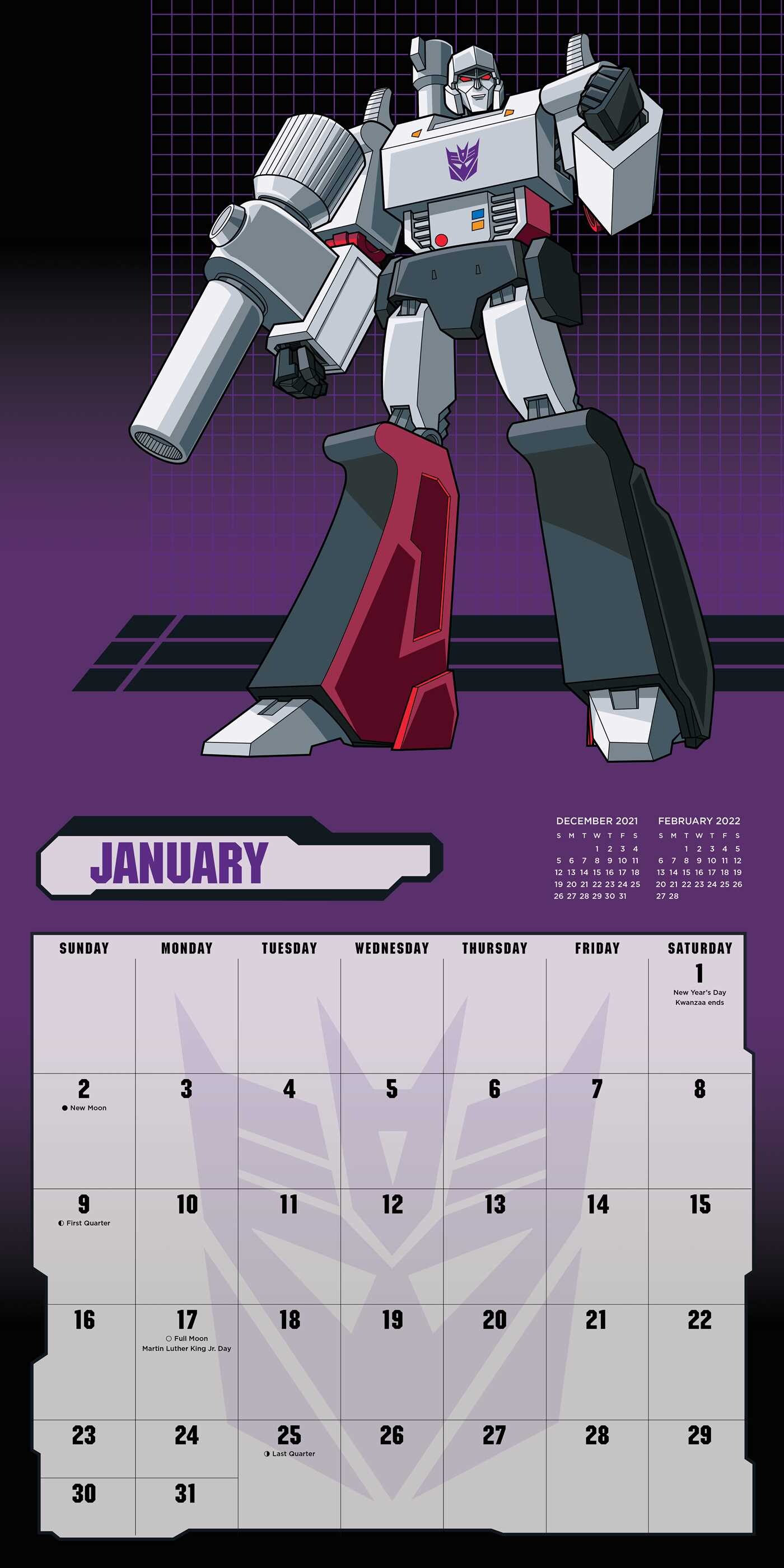 Transformers - 2022 Wall Calendar by Hasbro | 9781524868659 | Booktopia