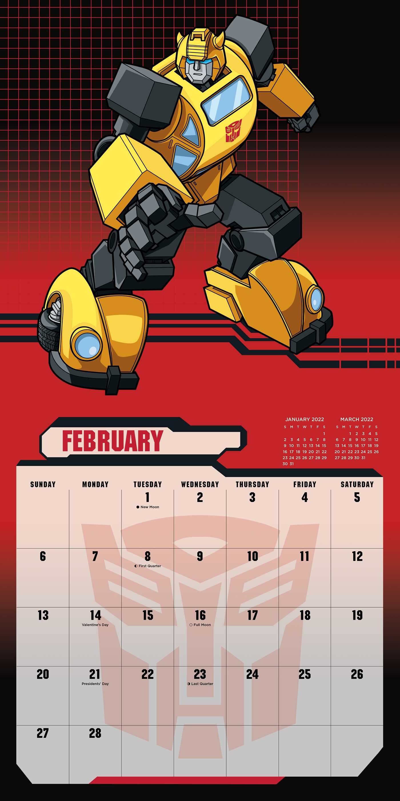 Transformers - 2022 Wall Calendar by Hasbro | 9781524868659 | Booktopia