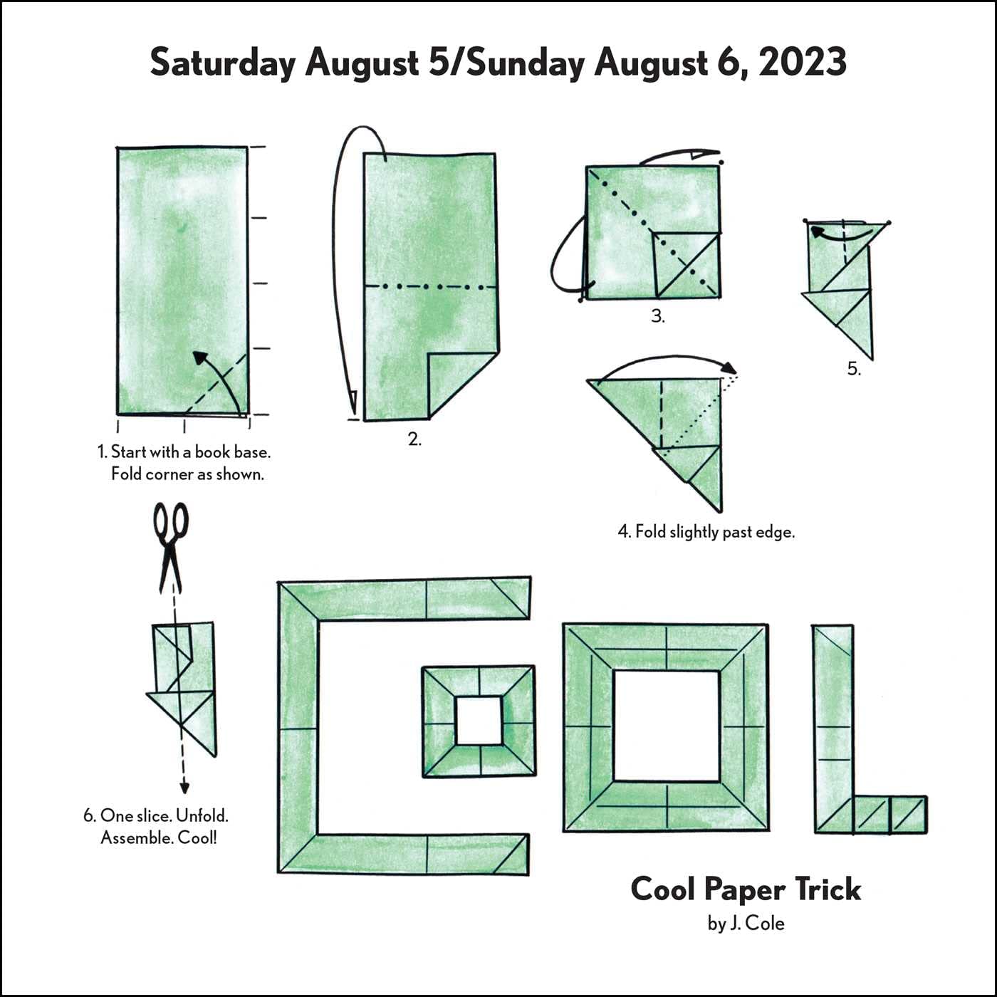 Easy Origami Fold-A-Day - 2023 Daily Desk Calendar by Jeff Cole ...