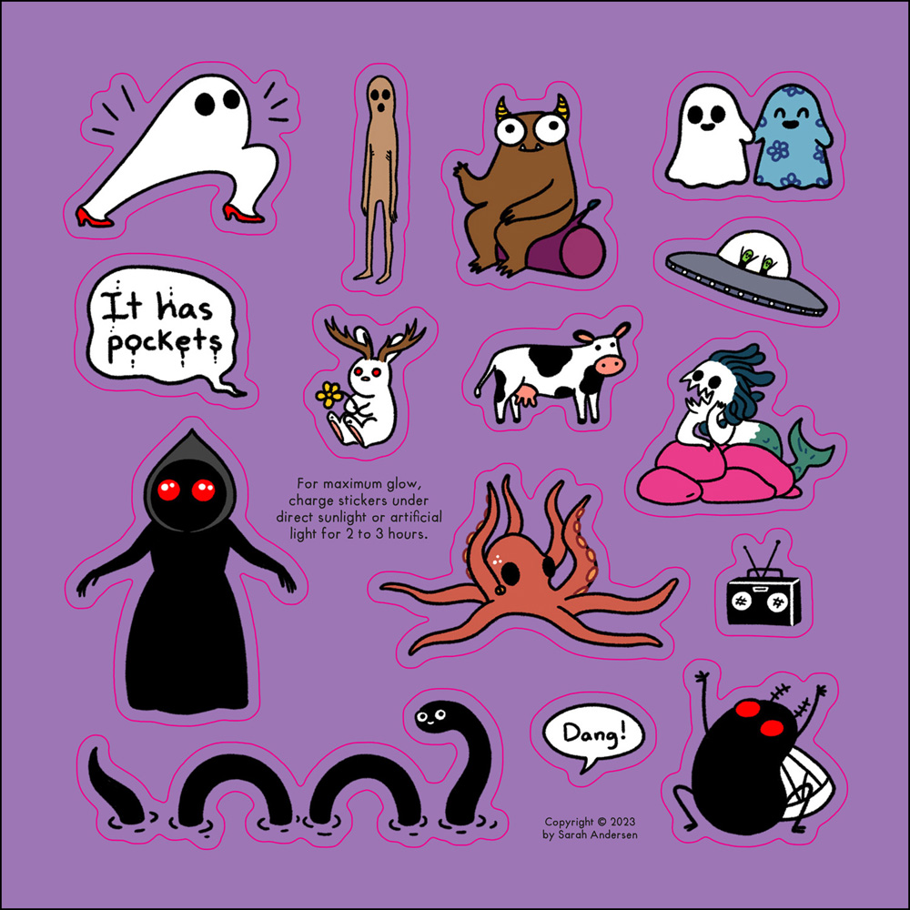 Cryptid Club 2024 Wall Calendar by Sarah Andersen | 9781524880040 | Booktopia