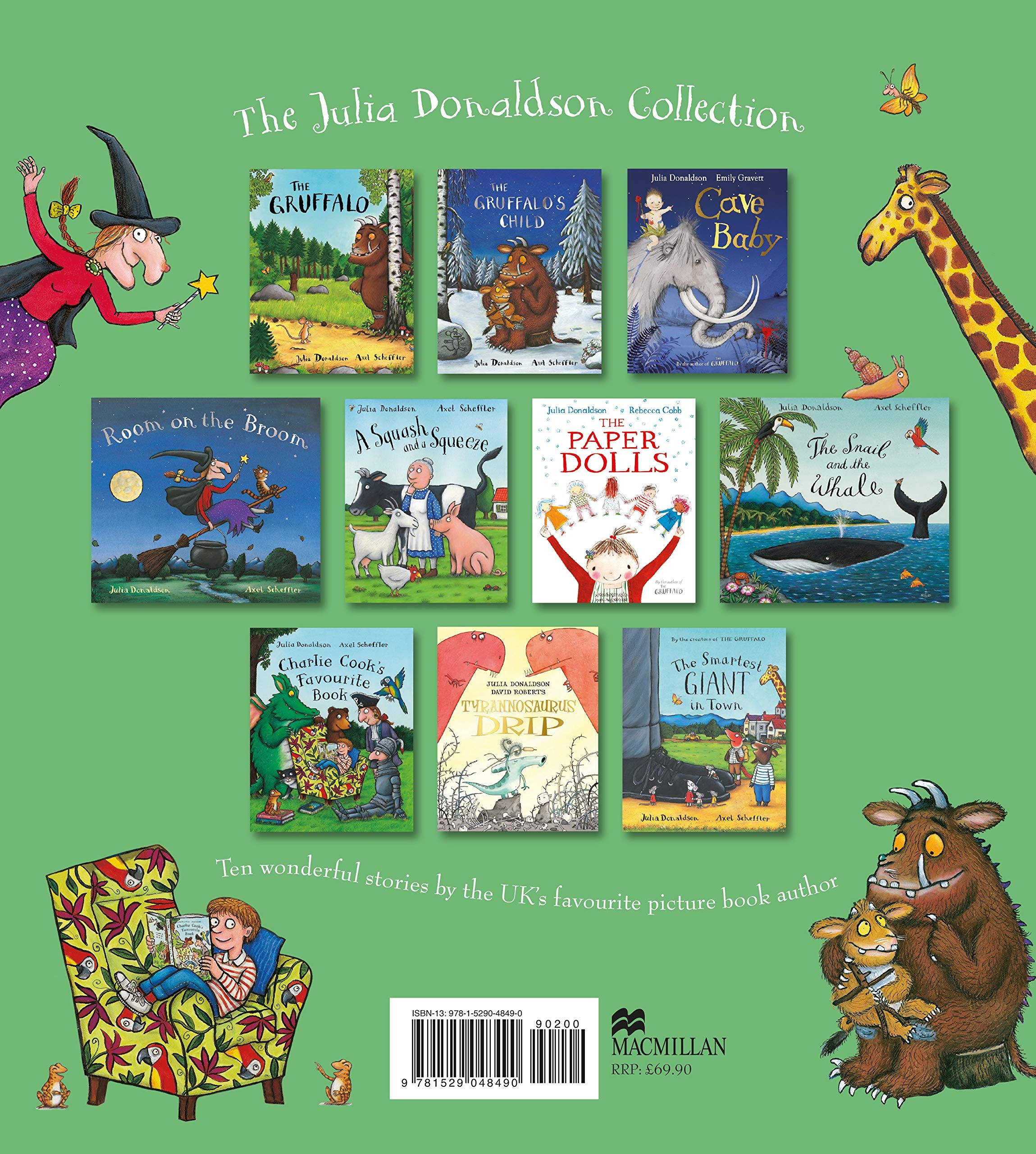 Julia Donaldson Collection 2020 (Ziplock), The Gruffalo, The Gruffalo's ...