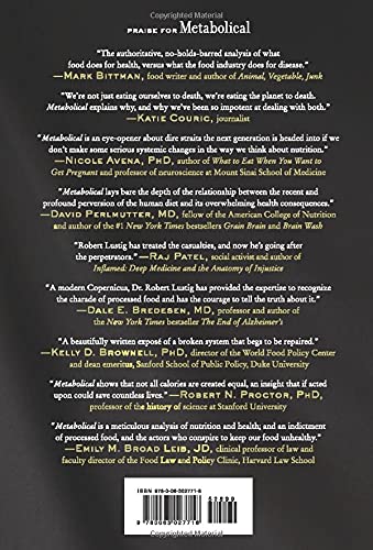 Metabolical by Dr Robert Lustig | The truth about processed food and ...