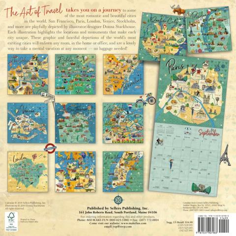 The Art of Travel - Fanciful, Illustrated Maps of the World's Favorite ...
