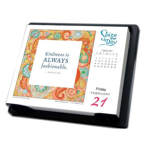 Seize the Day and Make it Yours - 2020 Daily Desk Calendar by Robin ...