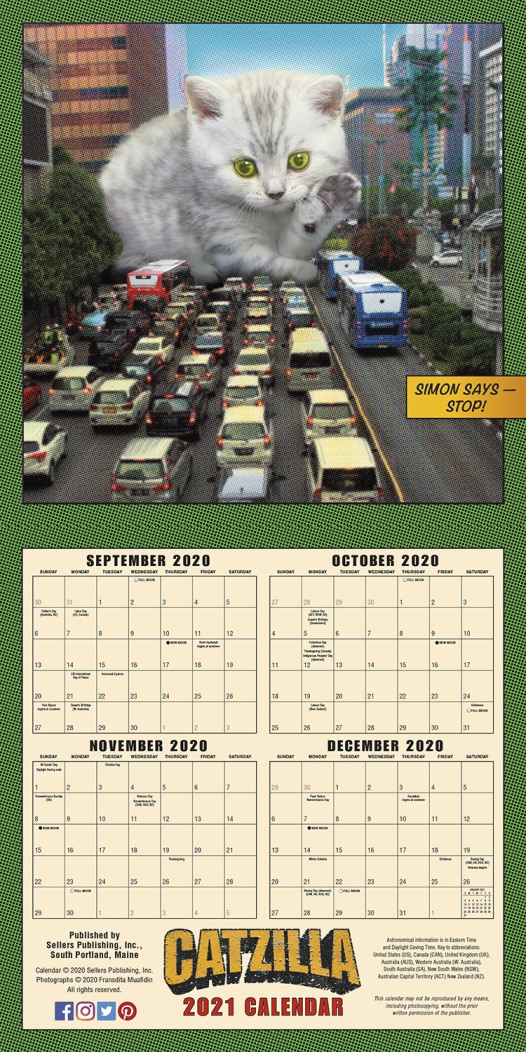 Catzilla - 2021 Wall Calendar by Fransdita Muafidin | 9781531909963 ...