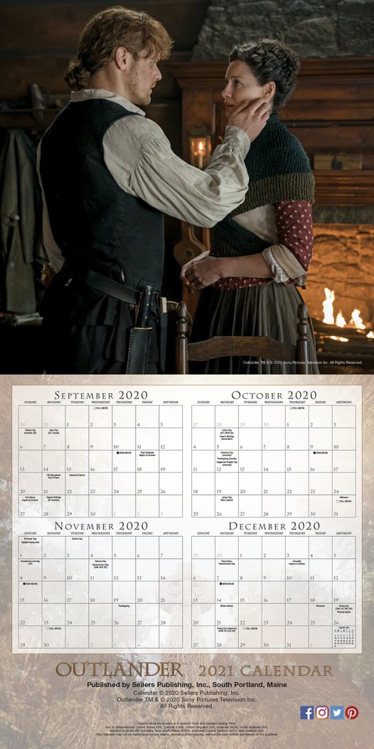 Outlander - Wall Calendar 2021 by Sellers Publishing | 9781531910242 ...