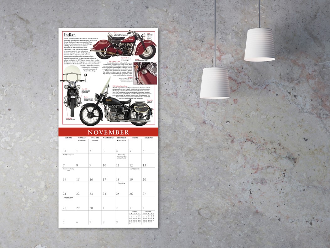 2021 the Ultimate Motorcycle 16-Month Wall Calendar by DK Publishing ...
