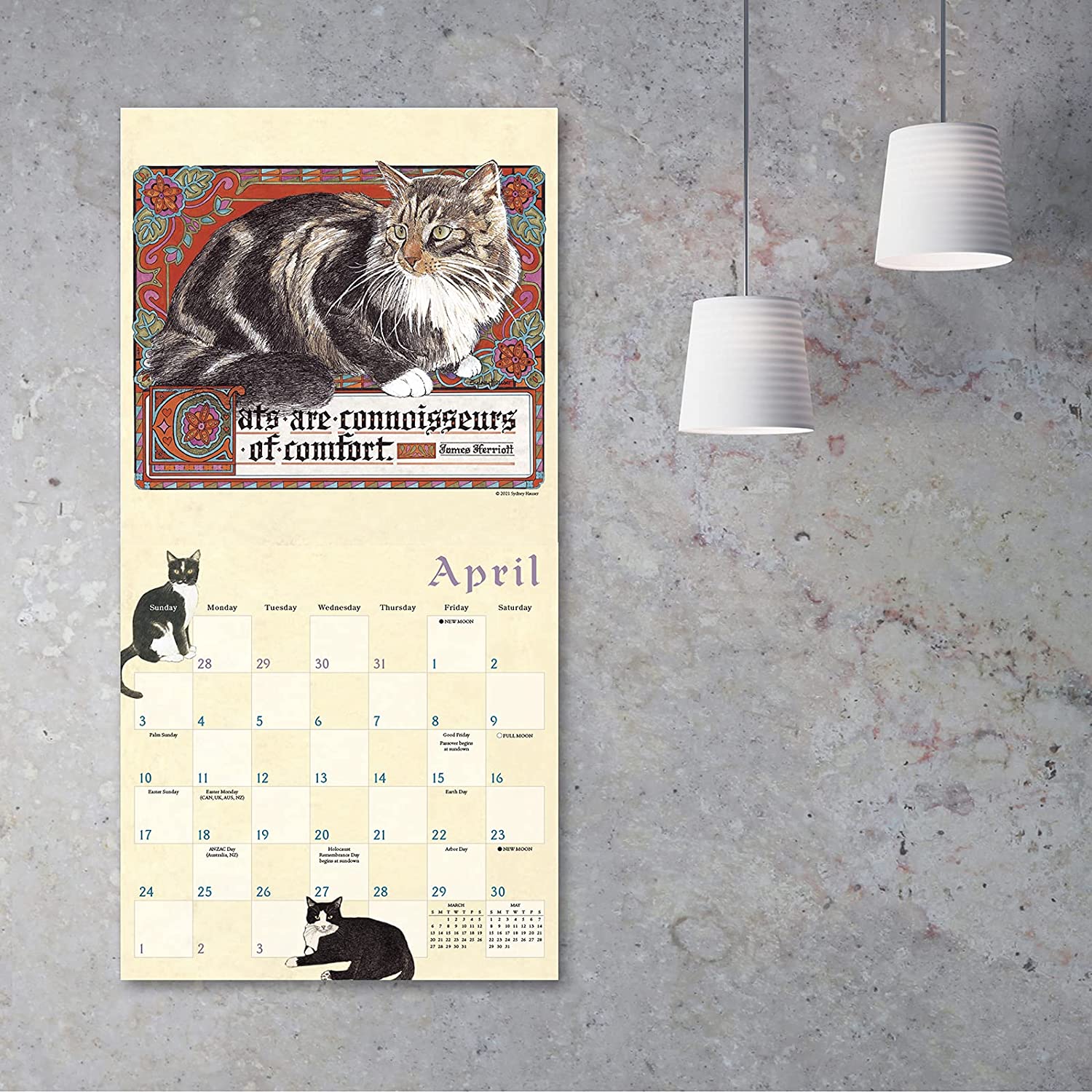 The Proverbial Cat - 2022 Wall Calendar, Feline Inspirations by Sydney ...