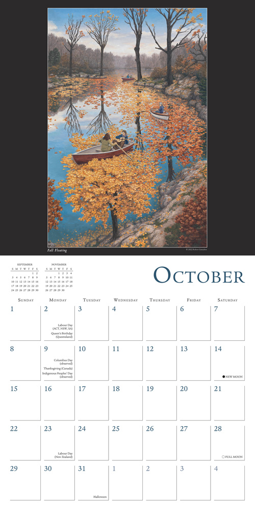 Master of Illusion - 2023 Wall Calendar, The Art of Rob Gonsalves by ...
