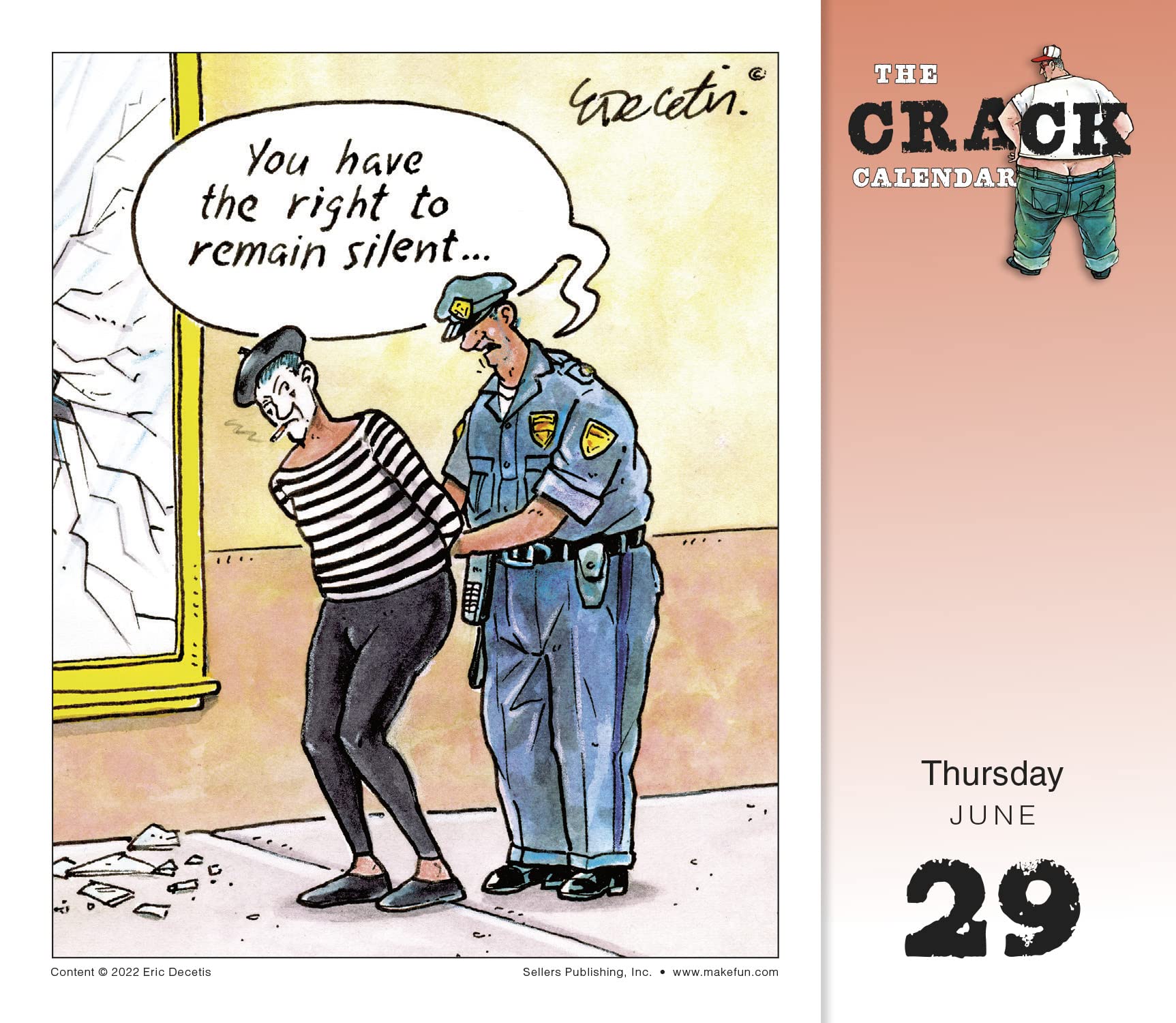 The Crack Calendar - 2023 Daily Desk Calendar by Eric Decetis ...