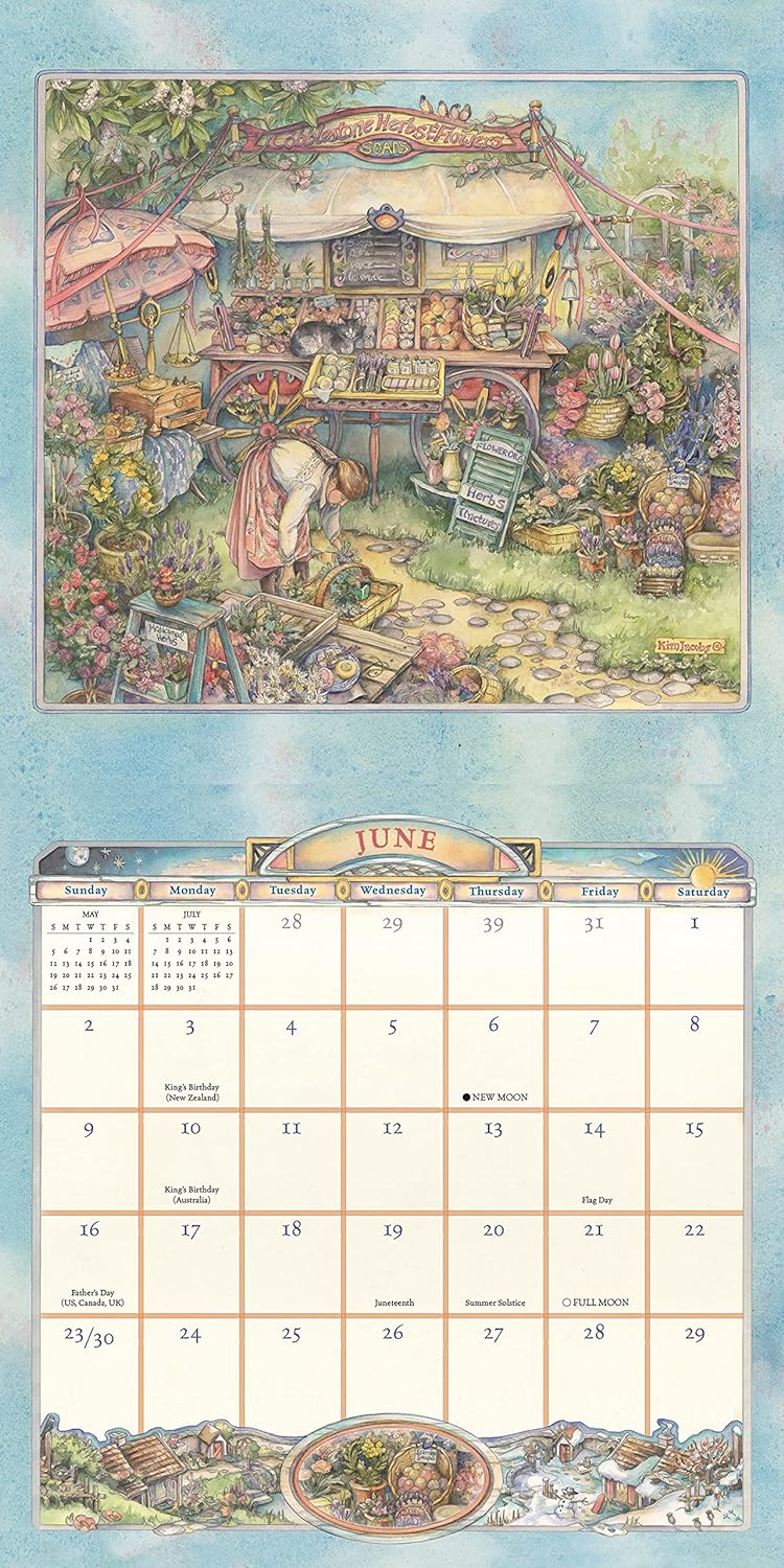 The Cobblestone Way - 2024 Wall Calendar by Kim Jacobs | 9781531935900 ...