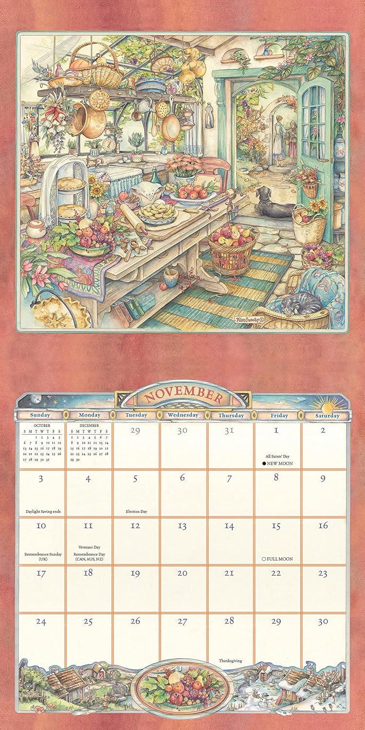 The Cobblestone Way - 2024 Wall Calendar by Kim Jacobs | 9781531935900 ...