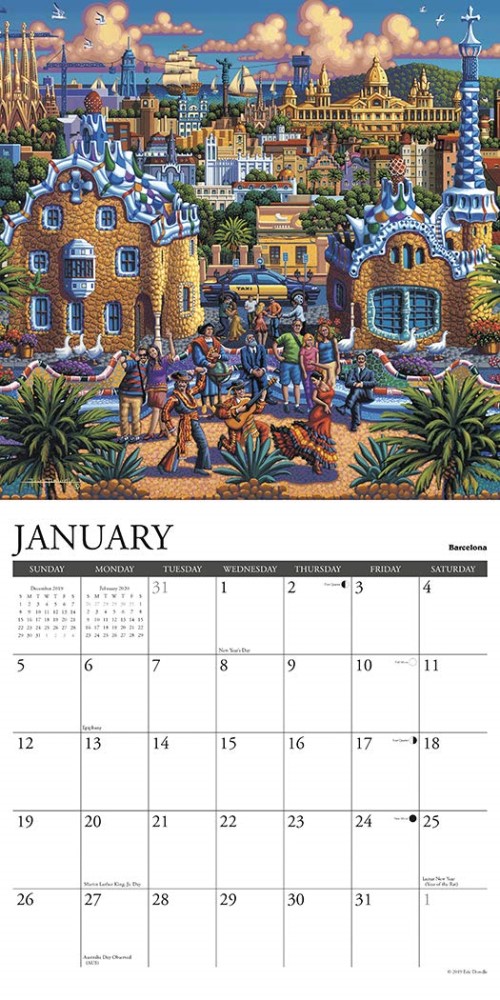 World Traveler by Dowdle 2020 Wall Calendar by Eric Dowdle ...