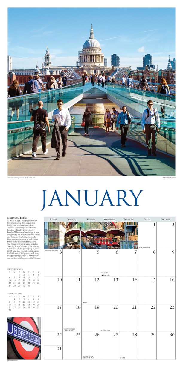 A Walk in London 2021 Wall Calendar by Willow Creek Press ...