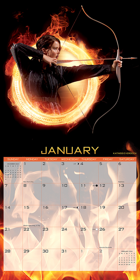 Hunger Games: The World of Hunger Games - 2024 Wall Calendar by ...